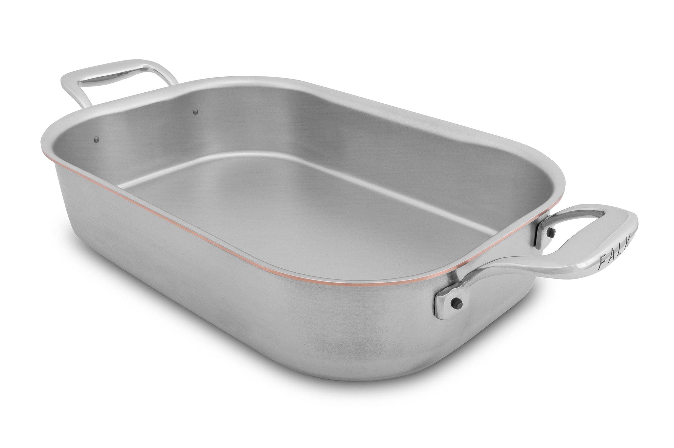 Copper Coeur Roasting Pan - The low sides of this pan create ideal ...